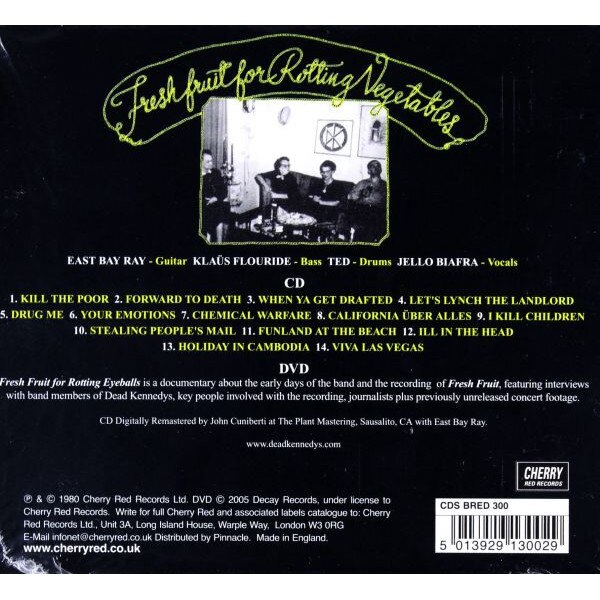 Dead Kennedys: Fresh Fruit For Rotting Vegetables (Sp.Ed.) (digipack ...