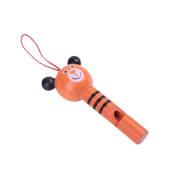 Fluie,r Ahelos, Lemn, Portocaliu, 7 cm - eMAG.ro