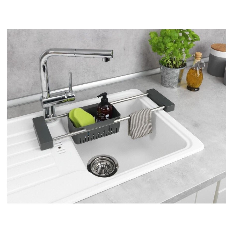 Raft reglabil pentru chiuveta cu latime ajustabila 43.5-77cm cu ...