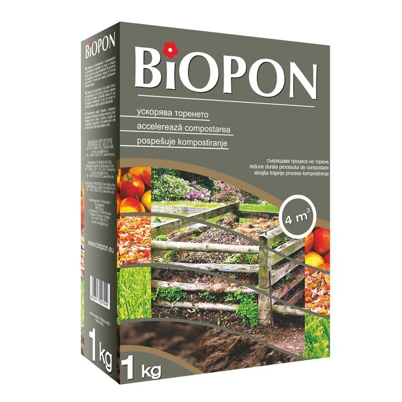 Set 2 x Compost Granulat Biopon 1 Kg - eMAG.ro