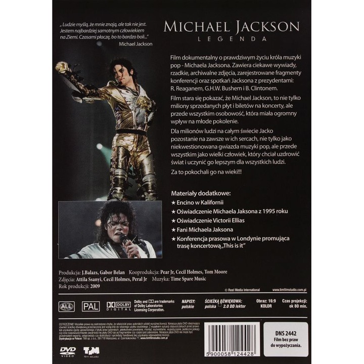 Michael Jackson: Legenda (Legacy) [DVD] - eMAG.ro