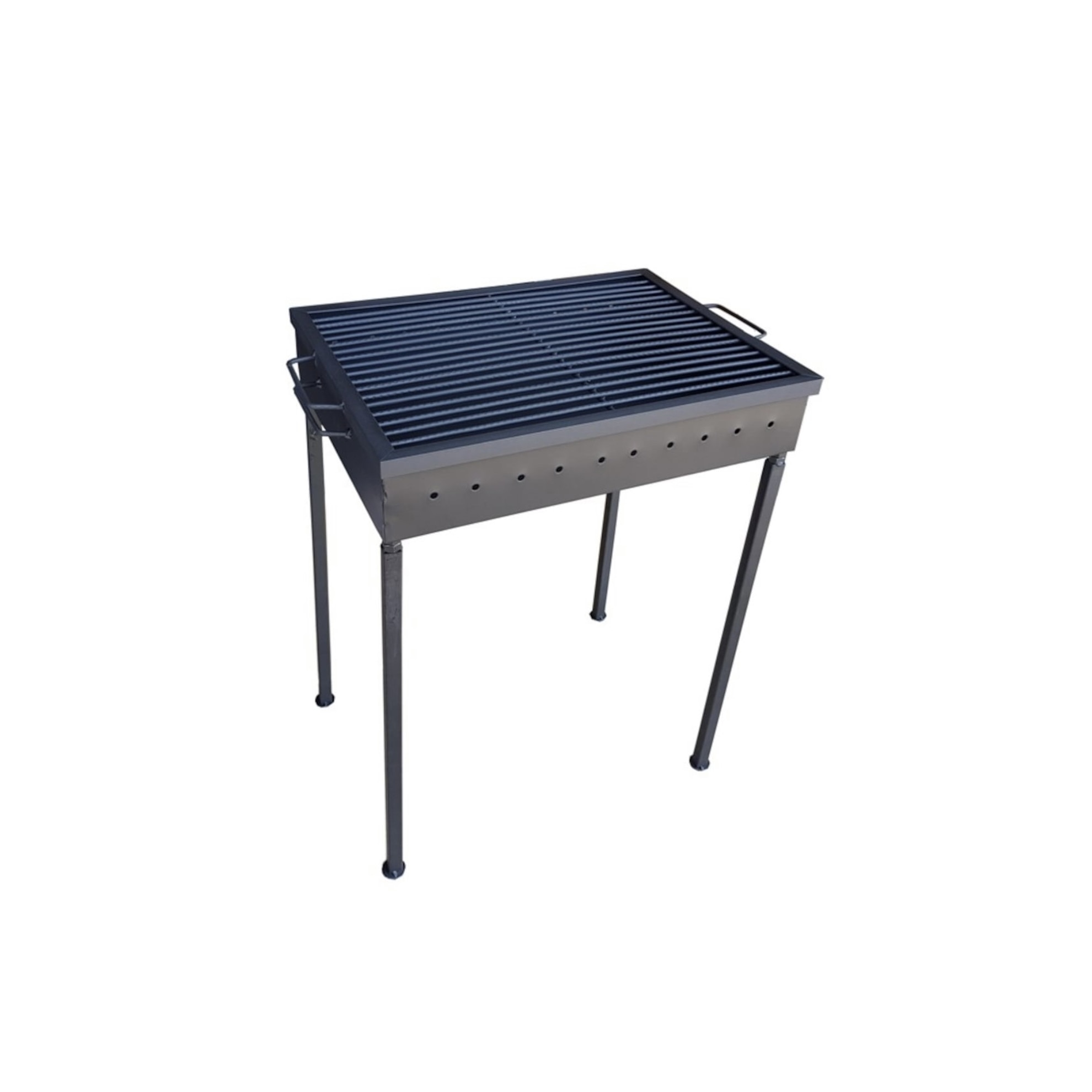 Gratar metalic traditional demontabil 40 x 30 cm, grosime tabla 2 mm ...