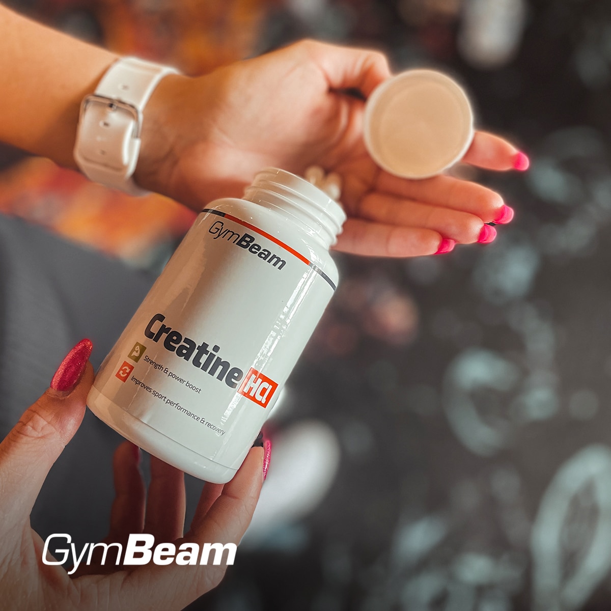 Creatina HCl, GymBeam, 120 capsule, fara aroma - eMAG.ro