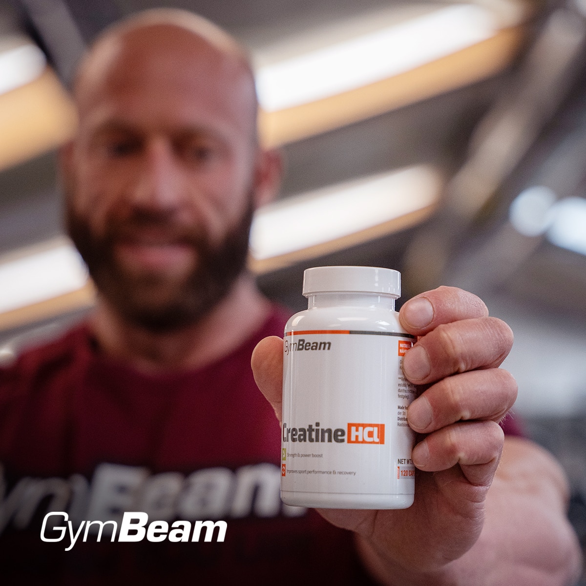 Creatina HCl, GymBeam, 120 capsule, fara aroma - eMAG.ro