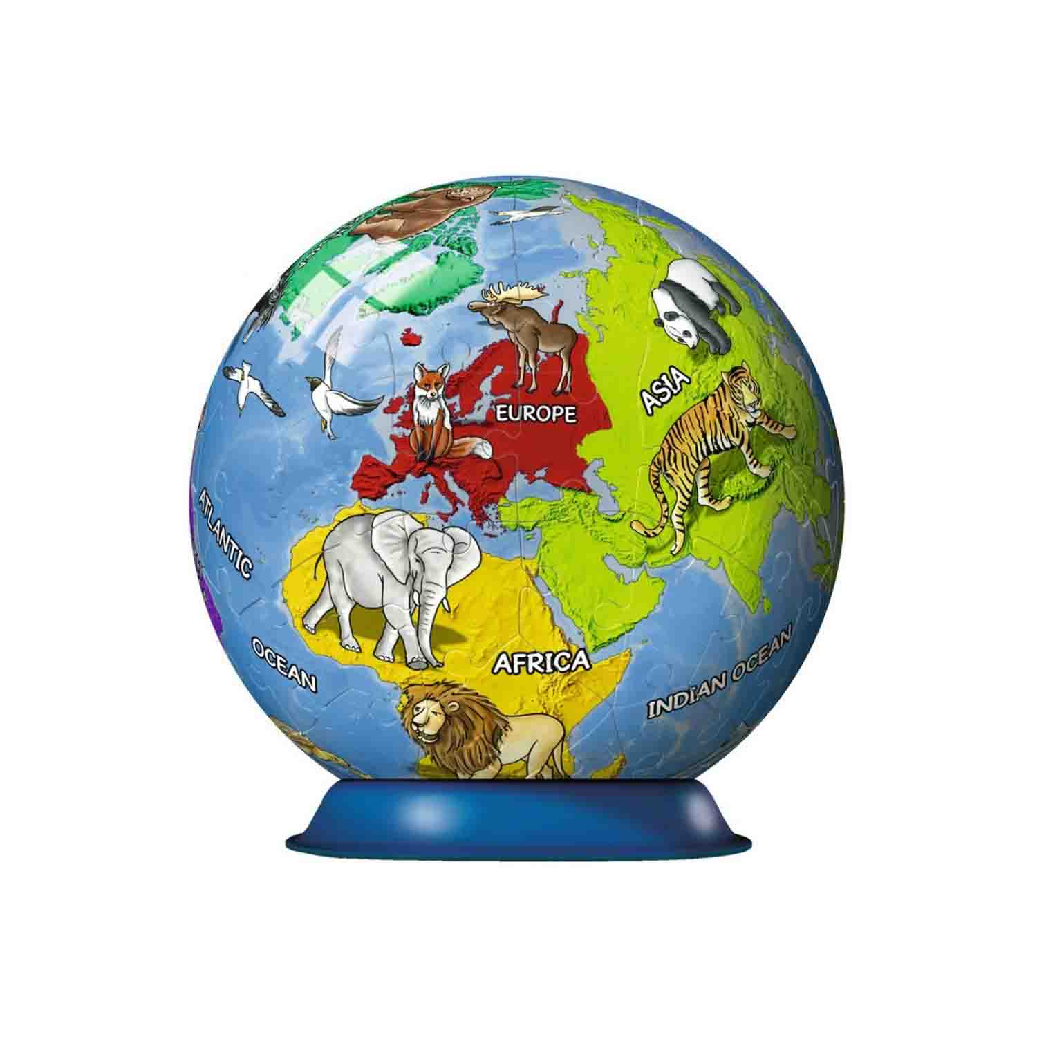 Puzzle 3D Globul Pamantesc, 72 Piese, Smart Challenge, Creativity Boost ...