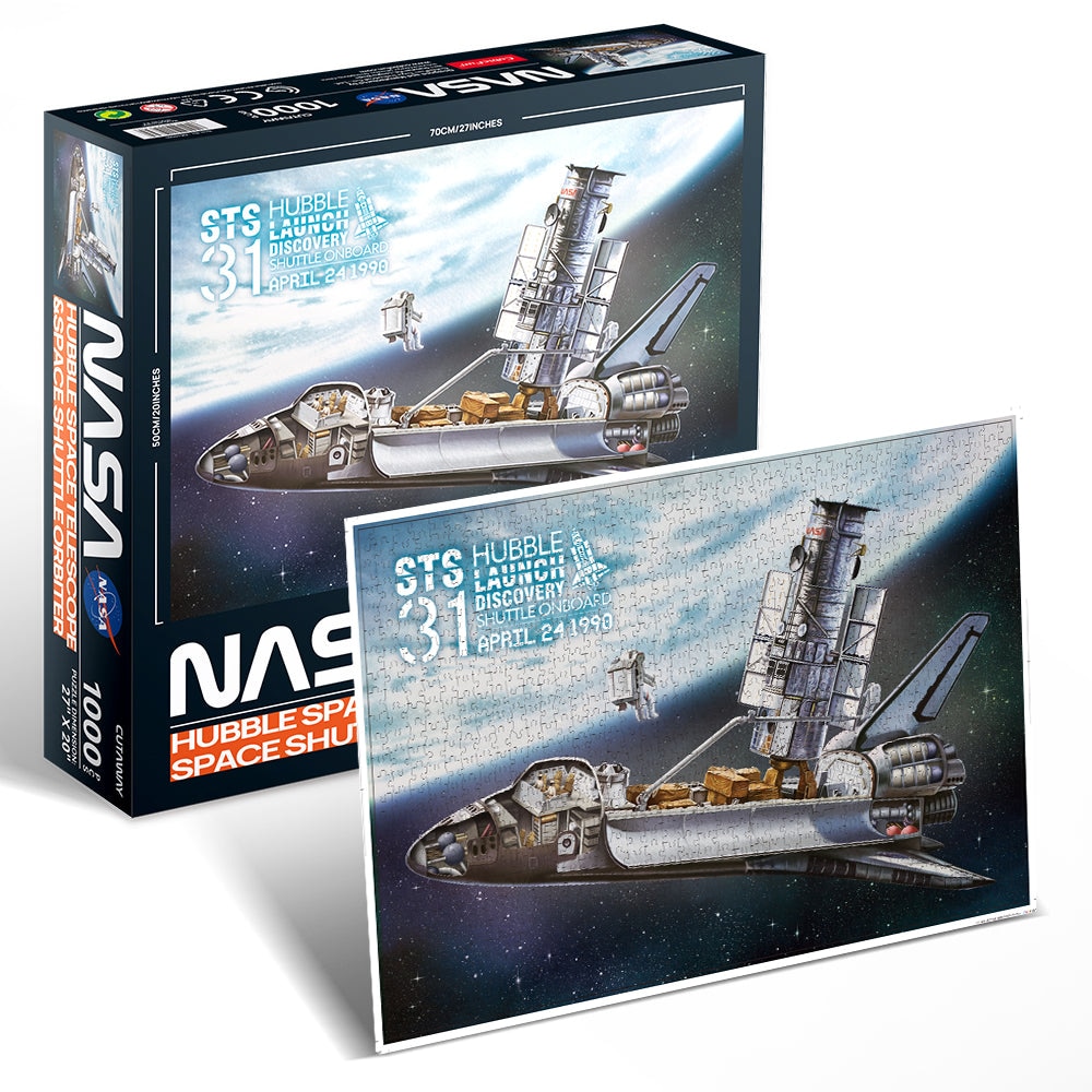 Puzzle 3D Cubic Fun - NASA, Hubble space telescope, 1000 piese - eMAG.ro
