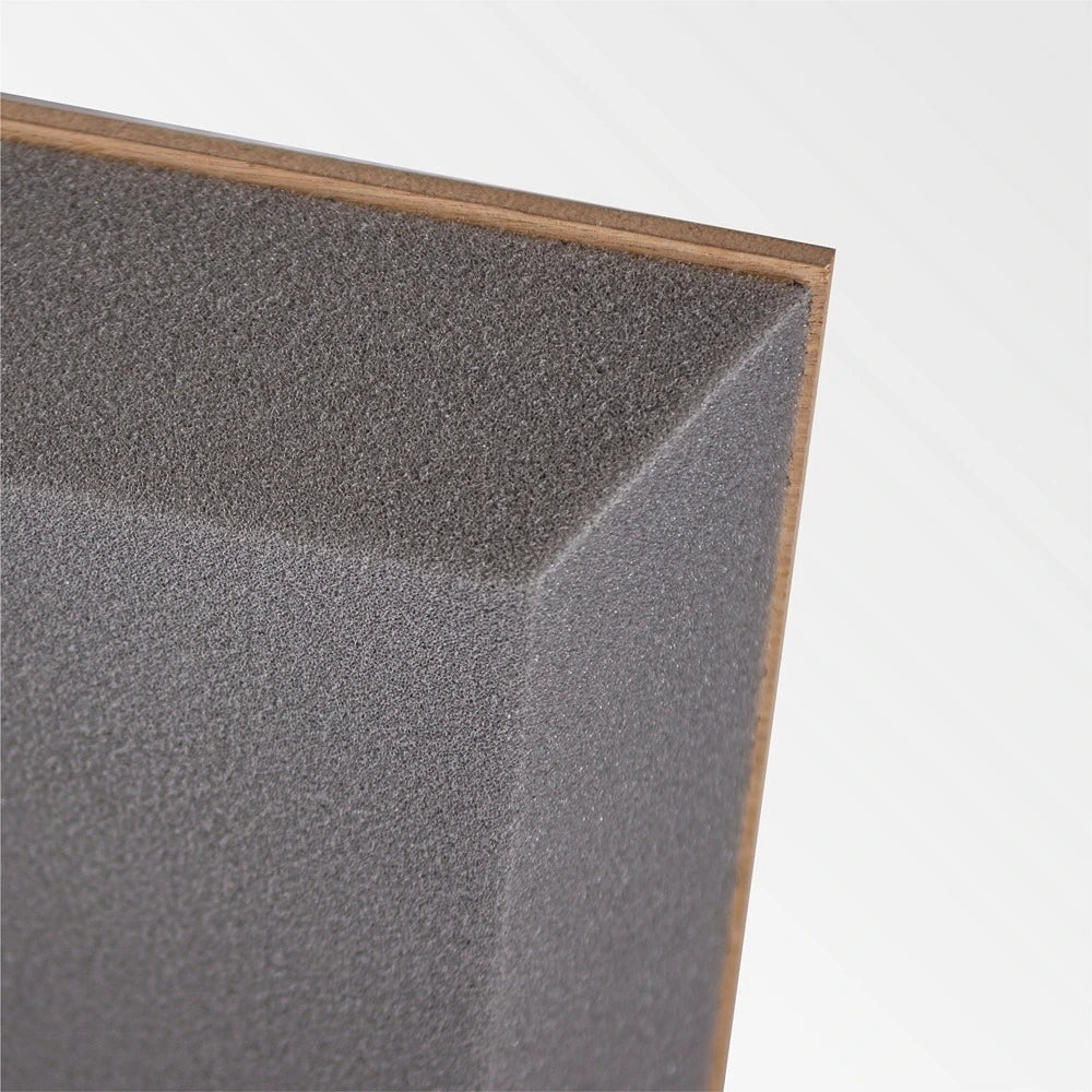 Panou acustic din lemn perforat Decibel Circulo, 50x50x5.7 cm, Stejar ...