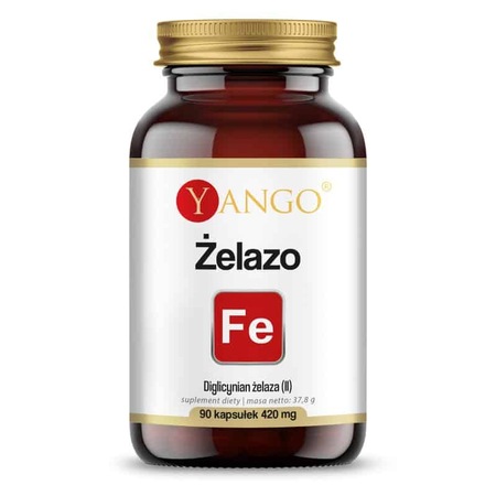 Fier Diglicinat de fier, Yango, 90 capsule - eMAG.ro