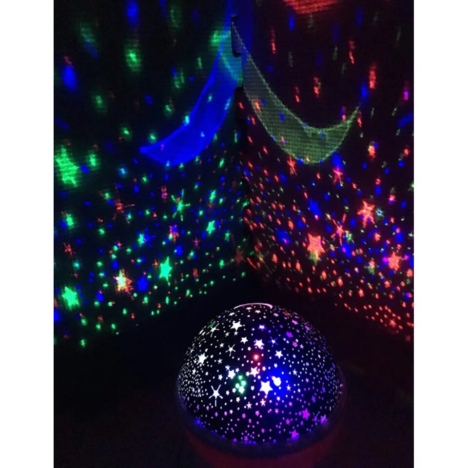 Proiector pentru camera copiilor Led, DIGIMAT, rotativ cu afisaj ...