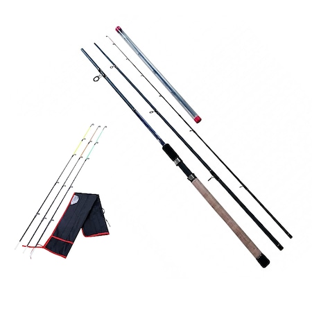Lanseta crap Super Feeder din carbon 100% de 3.6 m, putere aruncare 60 ...