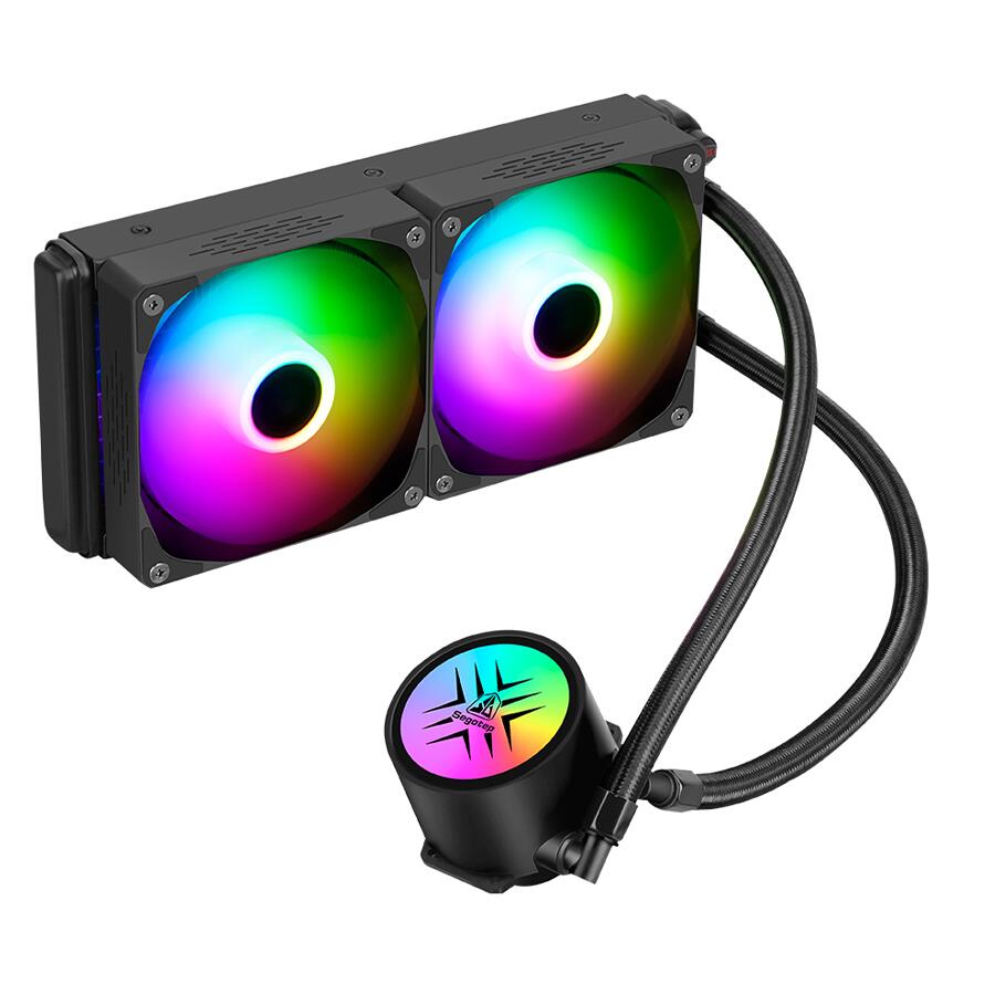 Cooler procesor cu lichid Segotep Bezer 240 iluminare aRGB - eMAG.ro