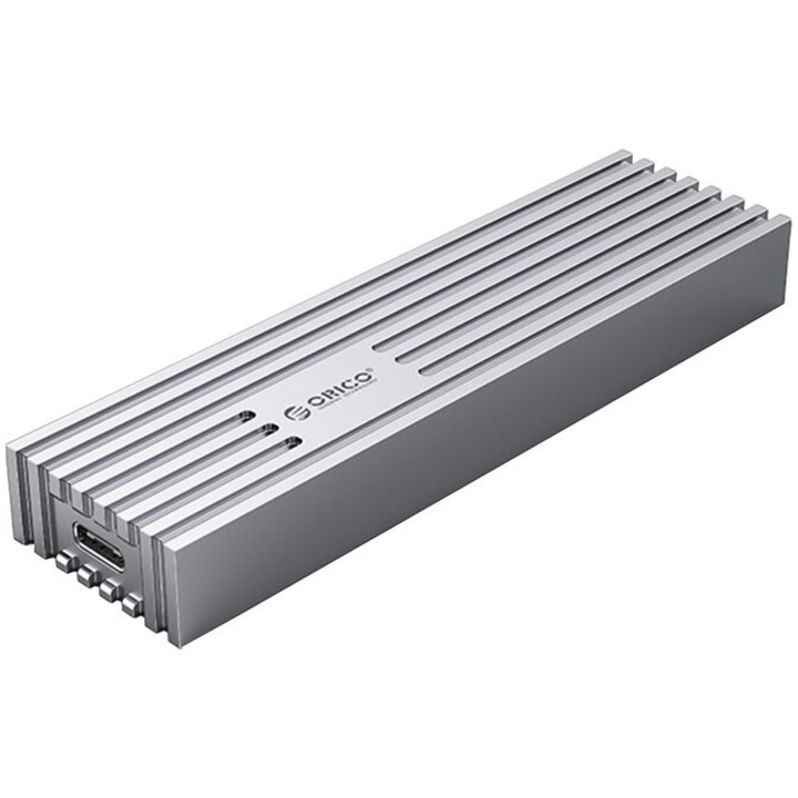 Rack SSD Orico FV35C3-G2 USB3.2 GEN2 SATA sau NVMe M.2, argintiu - eMAG.ro
