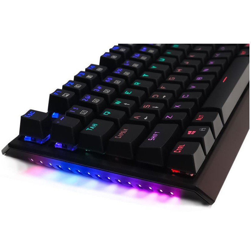 Tastatura mecanica gaming T-Dagger Pavones rainbow, USB, blue switches ...