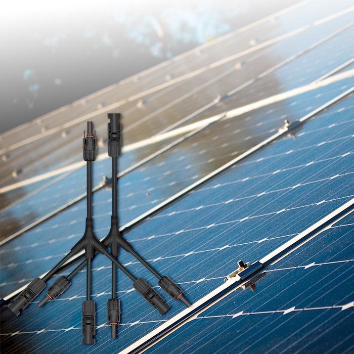 Conector solar Qoltec, Conector MC4, Tip Y, 1000V, 30A, complet - eMAG.ro