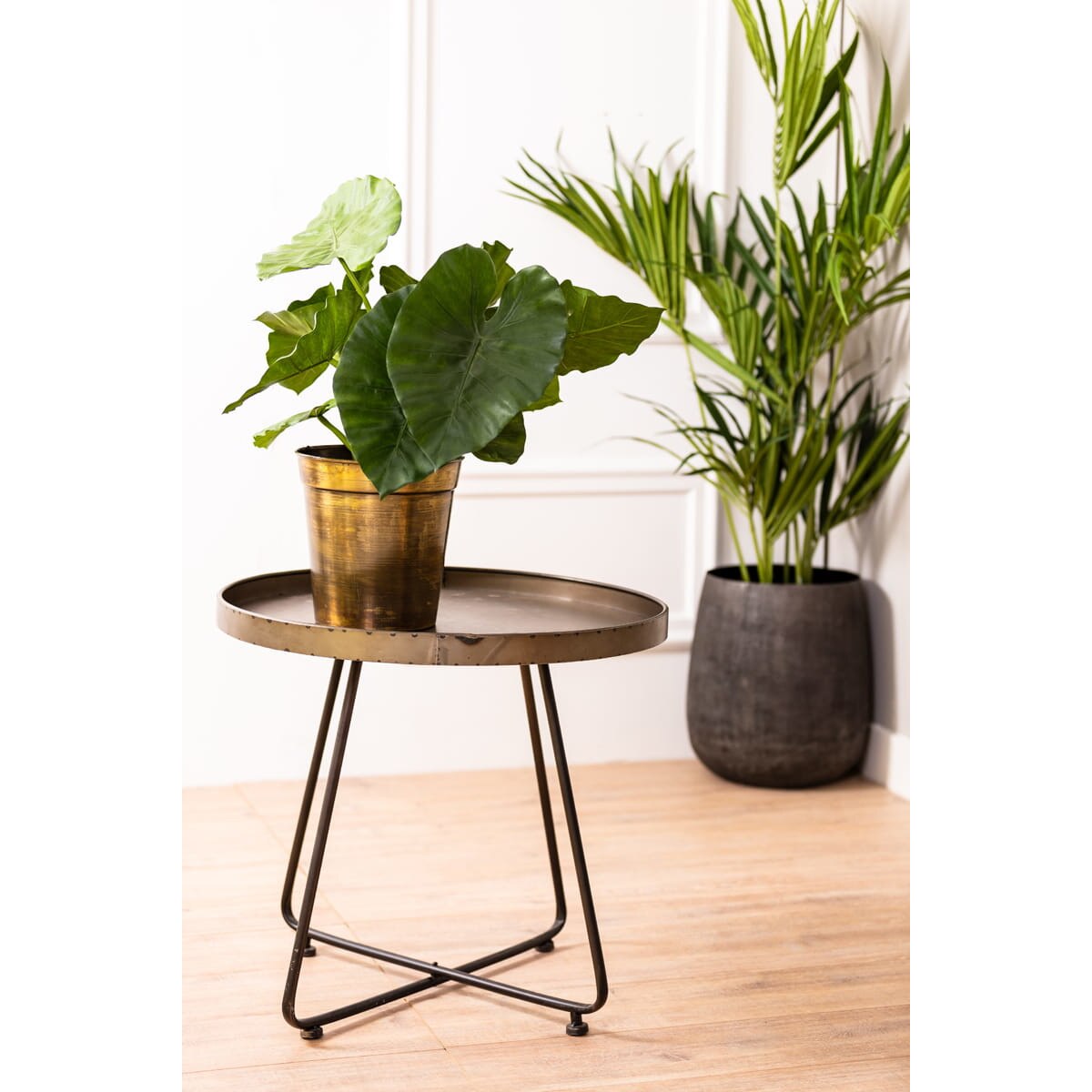 Masuta de cafea, Light & Living, Metal, Argintiu - eMAG.ro