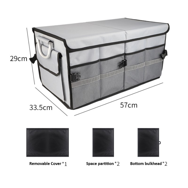 Органайзер за багажник за кола Кутия за съхранение, WALALLA, Сгъваема ...