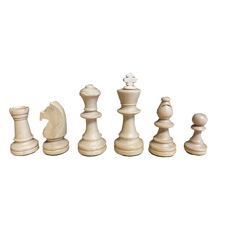 Piese de sah de turneu, Zegaryszachowe, Lemn, Crem/Maro - eMAG.ro