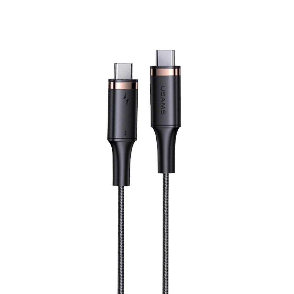 Cablu pentru transfer si incarcare fast charger cu conector USB-C la ...