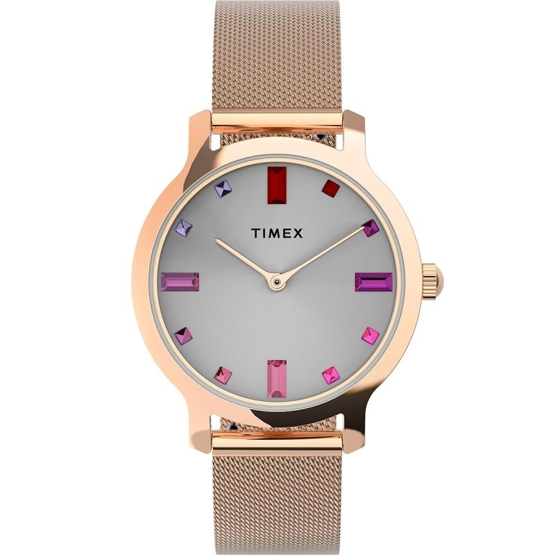 Ceas dama Timex TW2U87000 Quartz Rose gold - eMAG.ro