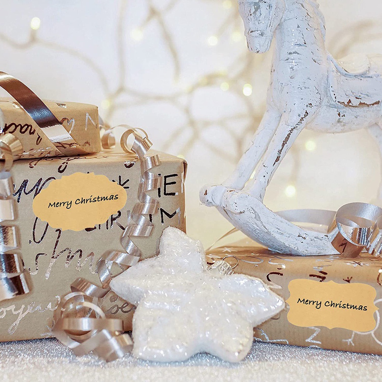 Set de 300 de etichete autoadezive, Darklove, pentru cadouri, sticle ...