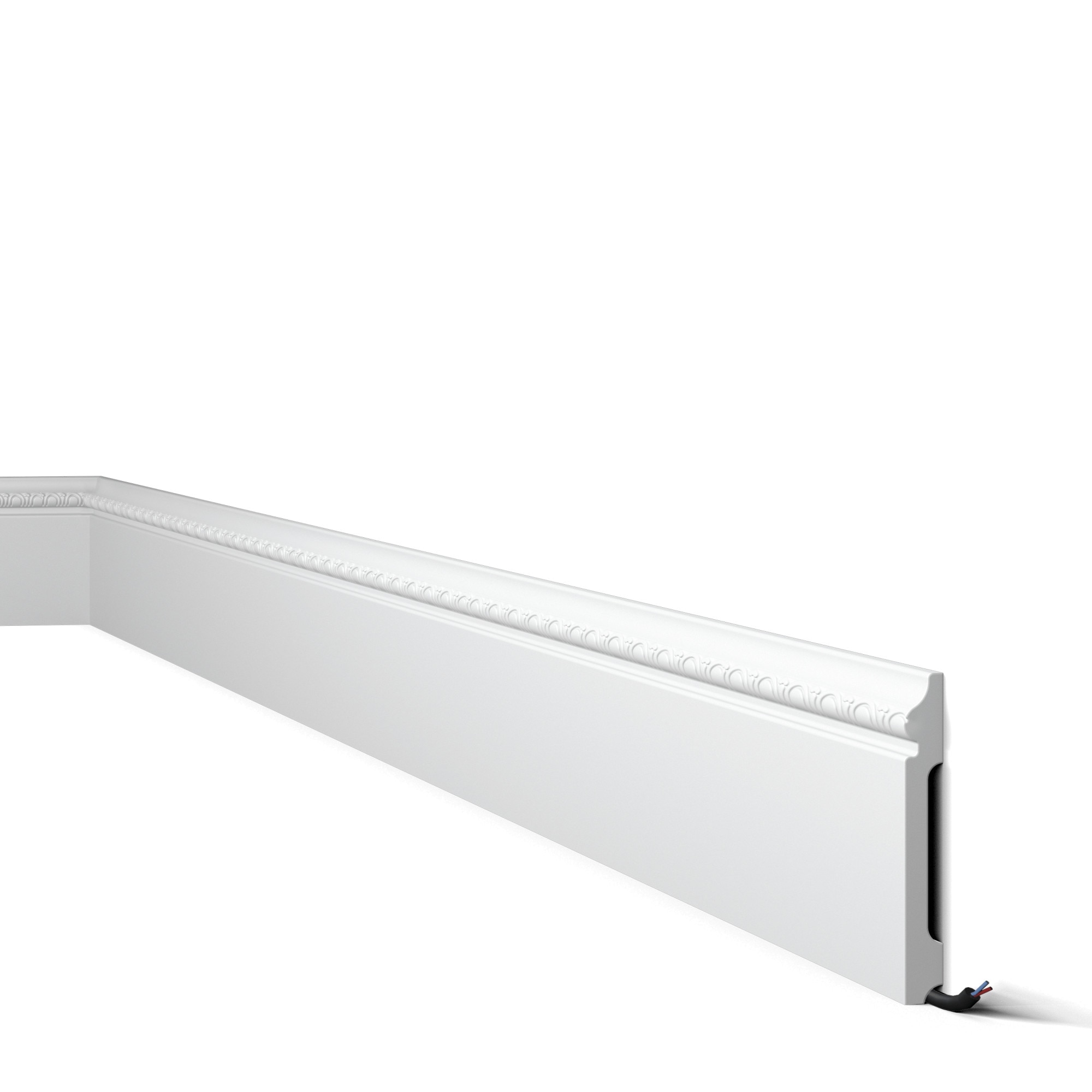 Plinta din polimer dur FO1, 120mmx15mm, lungime 2m - eMAG.ro