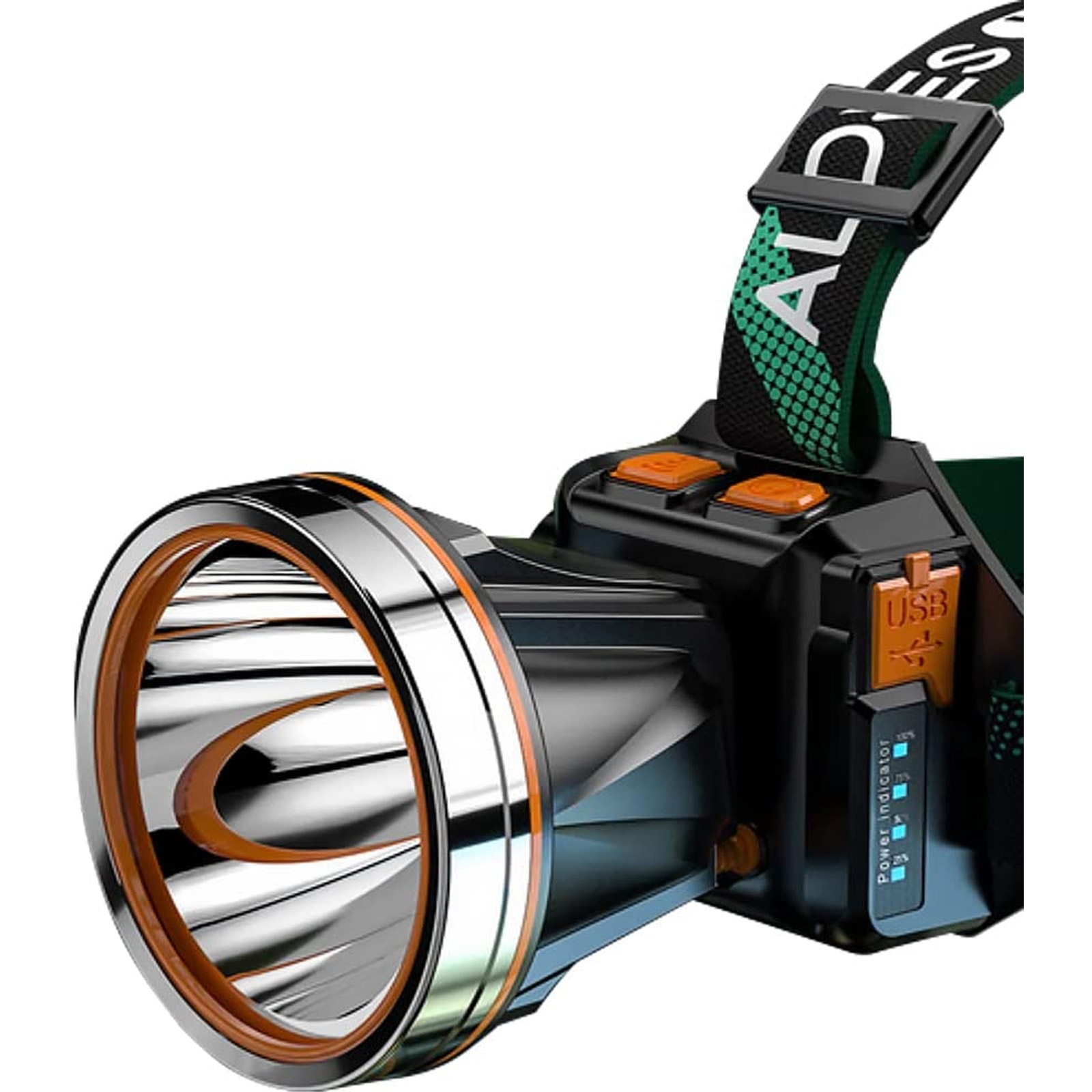 Lanterna LED profesionala, Darklove, Senzor de miscare, 2 moduri, T120 ...