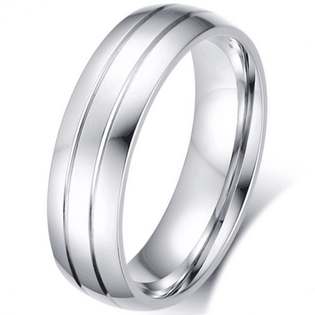 Inel pentru barbati, IZMAEL, Inox, Argintiu - eMAG.ro