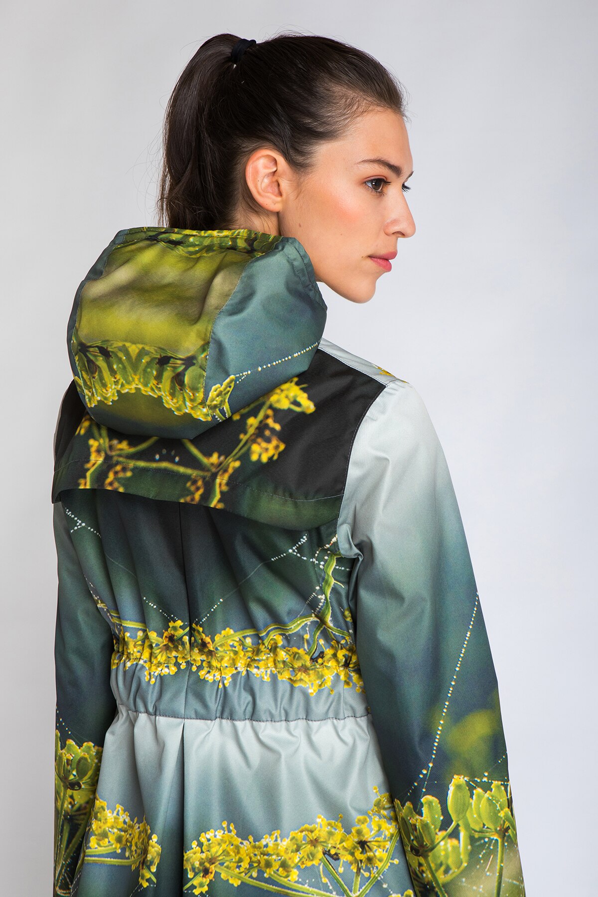 Trenci dama, Code:rain, Impermeabil, Poliester/Poliuretan, Verde, S ...