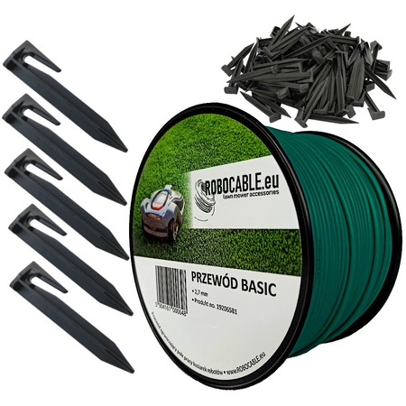 Set cablu perimetral pentru robot de tuns iarba + tarusi, ROBOCABLE ...