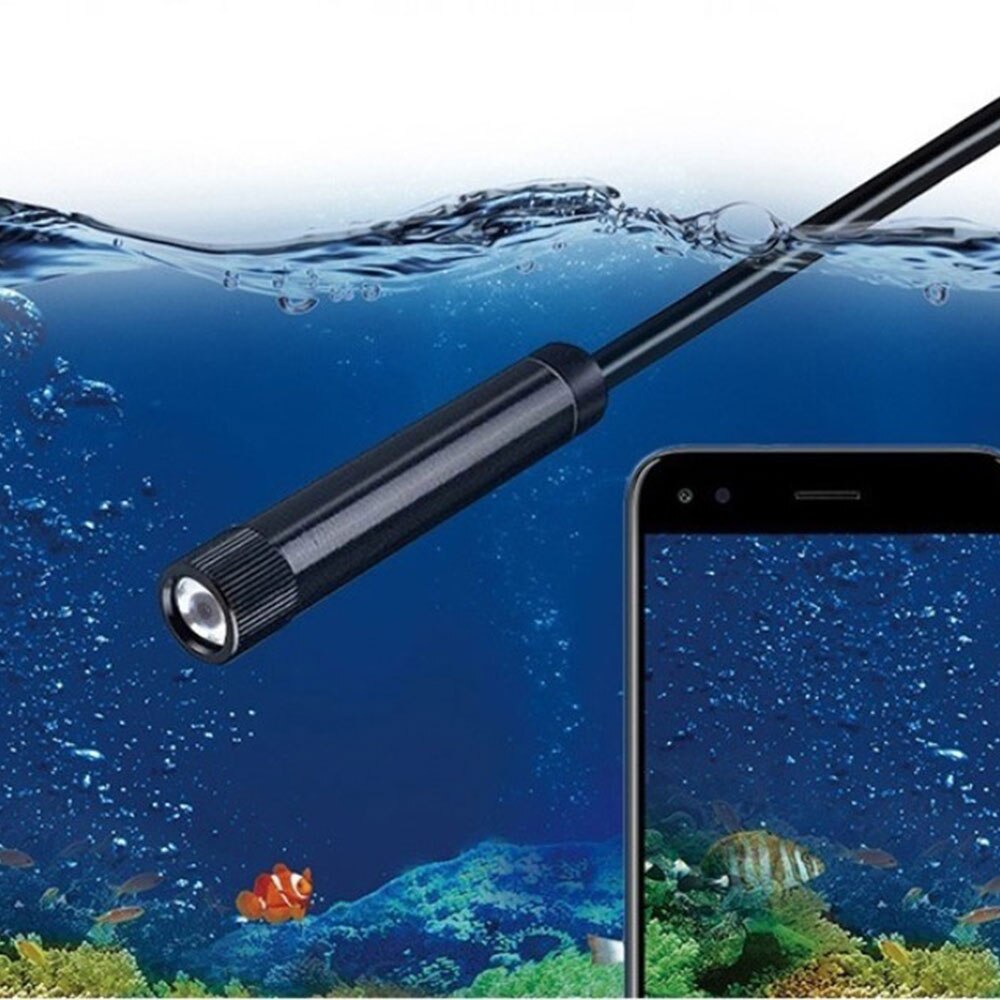 Ендоскоп SIKS 3 в 1, USB C за Android, тънка универсална камера за ...