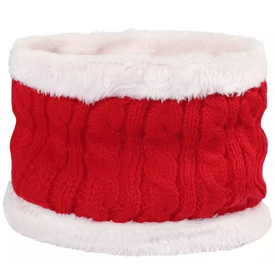 Fular circular copii, IZMAEL, Lana/Acril, Rosu - eMAG.ro