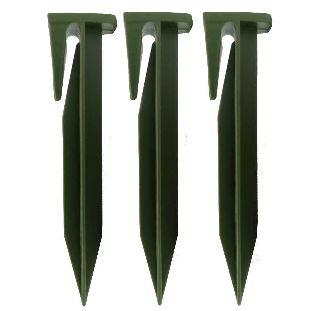 Set 100 tarusi pentru cablu robot de tuns iarba, ROBOCABLE, ABS, 9 cm ...