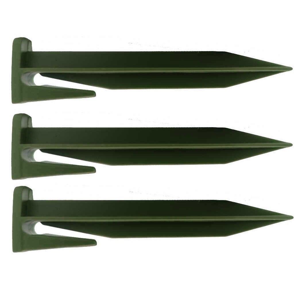 Set 100 tarusi pentru cablu robot de tuns iarba, ROBOCABLE, ABS, 9 cm ...