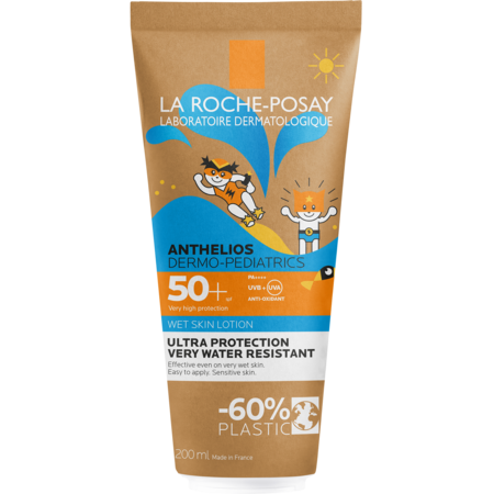 Lotiune cu protectie solara pentru fara si corp copii cu aplicare pe ...