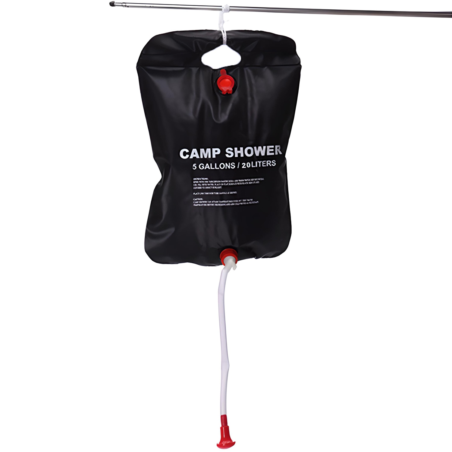 Dus solar pentru camping, PVC, Capacitate 20L, Negru - eMAG.ro