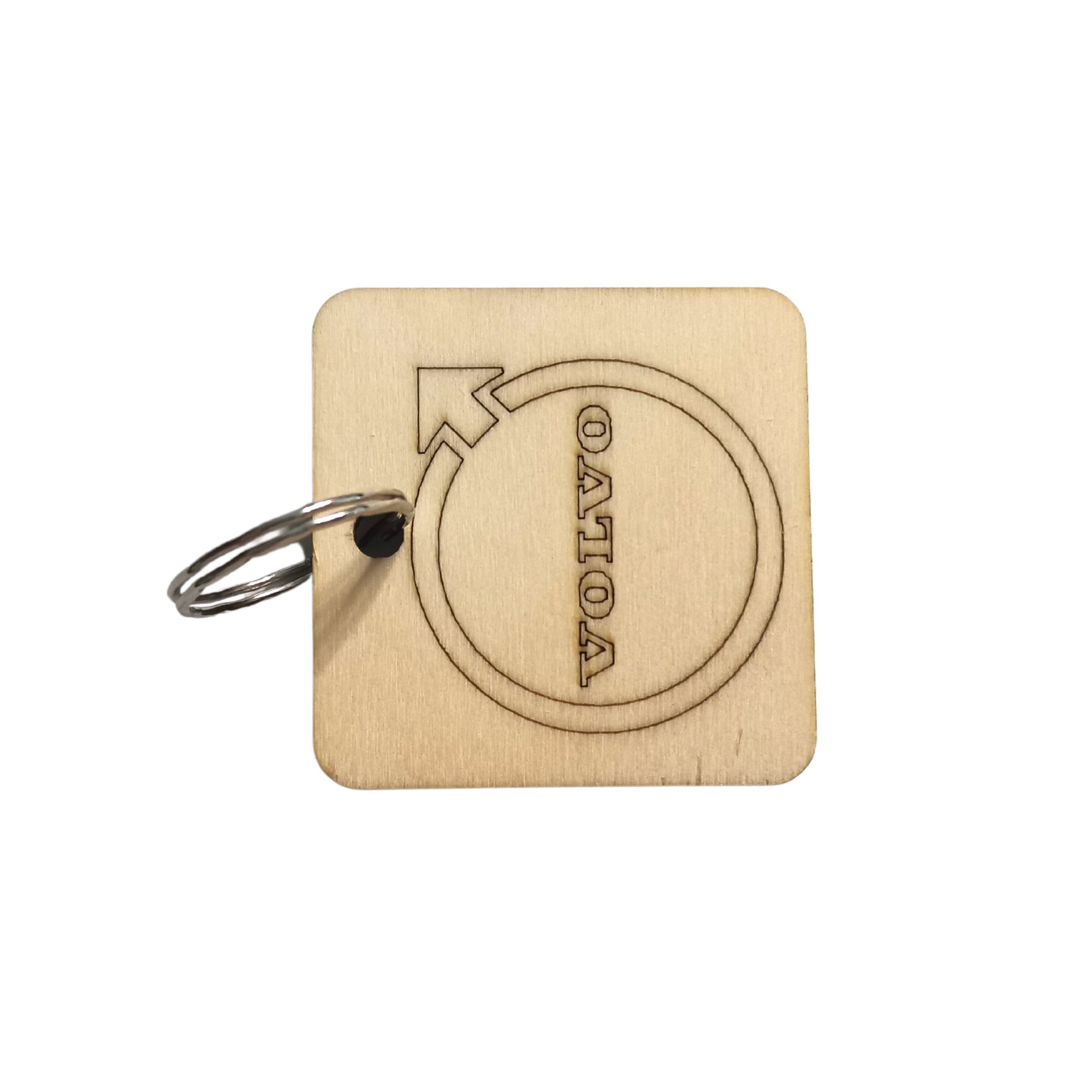 Breloc Volvo, pentru Cheie Auto, Moto, 5cm, din Lemn - eMAG.ro