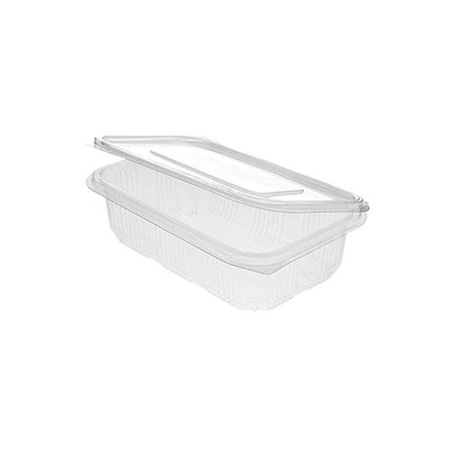 Caserole dreptunghiulare capac plat 250cc 100buc, Practic Online - eMAG.ro