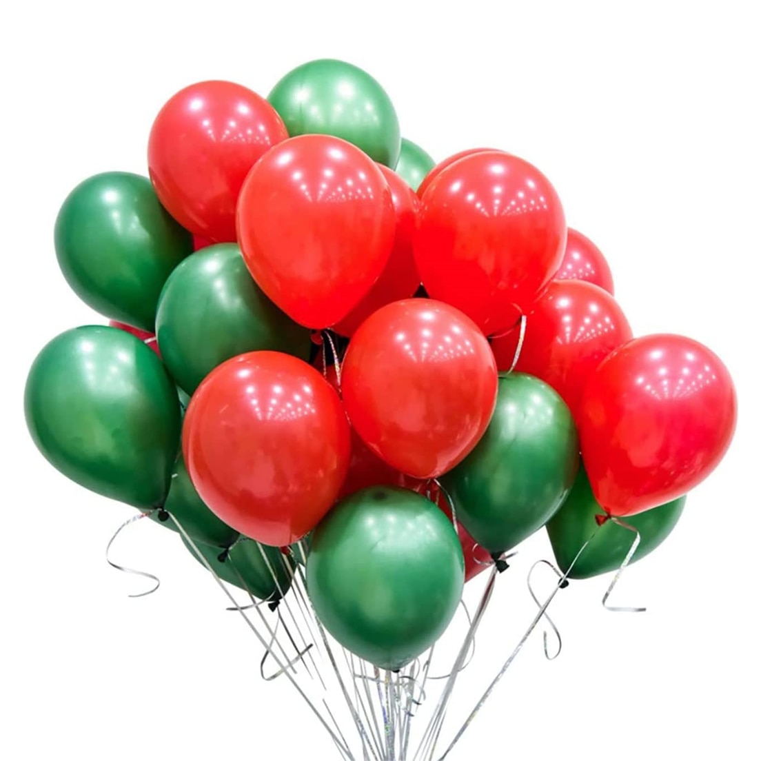 Set 10 baloane latex, Rosu/Verde, 30cm, Ropet - eMAG.ro