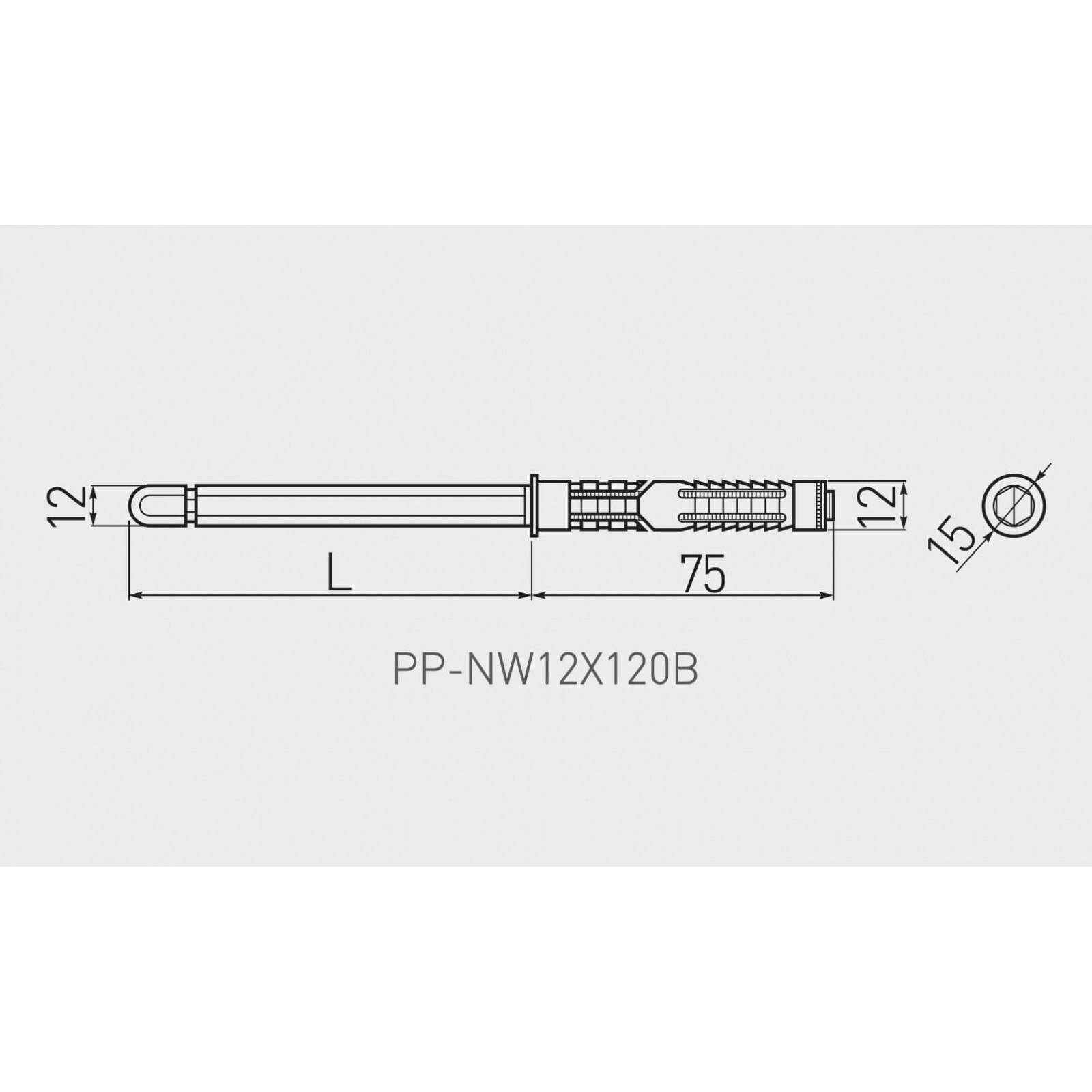 Consola raft ascunsa CLEAR, L 120 mm, 15 kg, maro - eMAG.ro