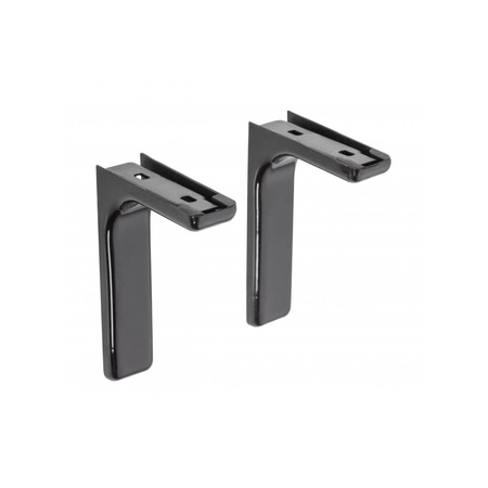 Consola raft WS18, 115x182 mm, set 2 buc, negru - eMAG.ro