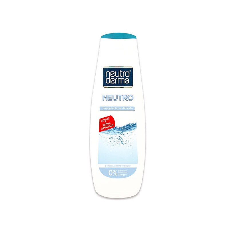 Gel de dus Neutro Derma, lapte, aroma neutra,750 ml - eMAG.ro