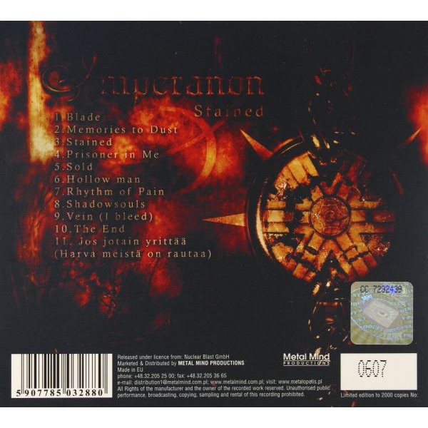 Imperanon: Stained (Remastered) (digipack) [CD] - eMAG.hu