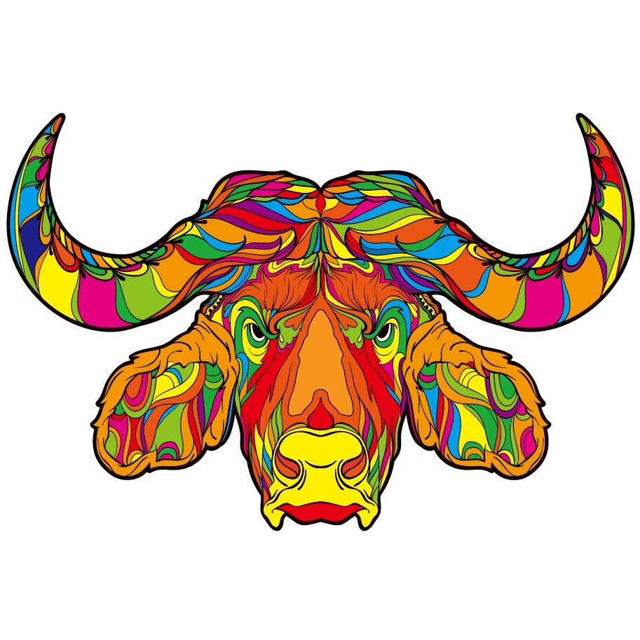 Дървен пъзел Izmael, S, Многоцветен - eMAG.bg