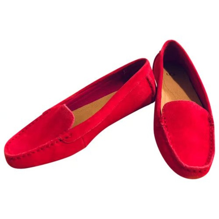 Espadrile dama, Ugg, piele naturala, roz, 39 EU - eMAG.ro