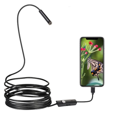 Andowl HD Endoscope Inspection Camera, Android, iOS, Window, USB-C ...