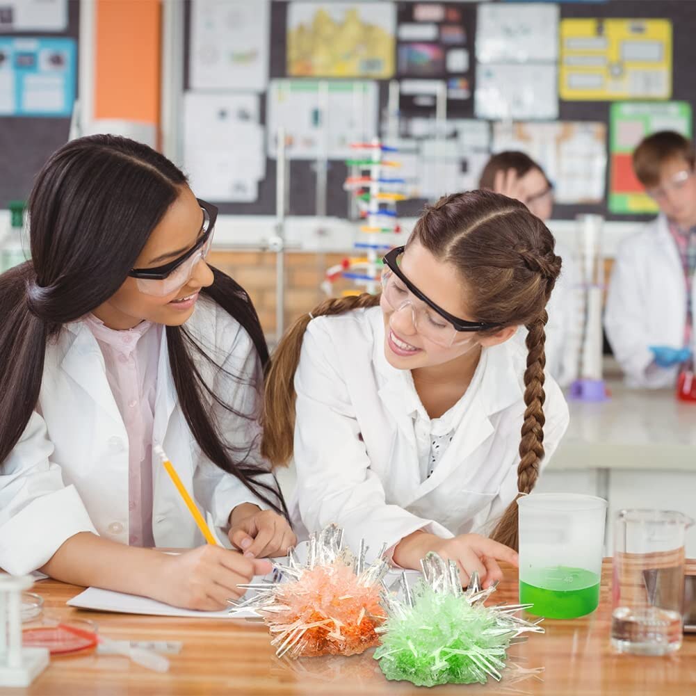 Joc Educativ STEM Kit Stiinta, Experimente cu Cristale, 2 Culori, + 6 ...