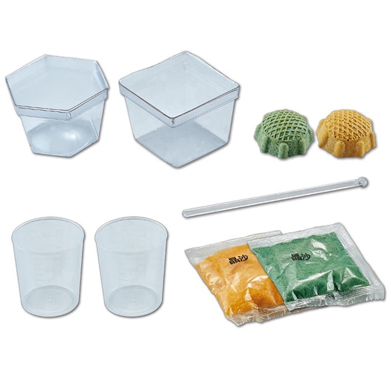 Joc Educativ STEM Kit Stiinta, Experimente cu Cristale, 2 Culori, + 6 ...