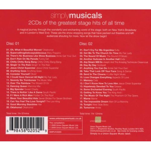 Various Artists: Simply Musicals [2CD] - eMAG.hu