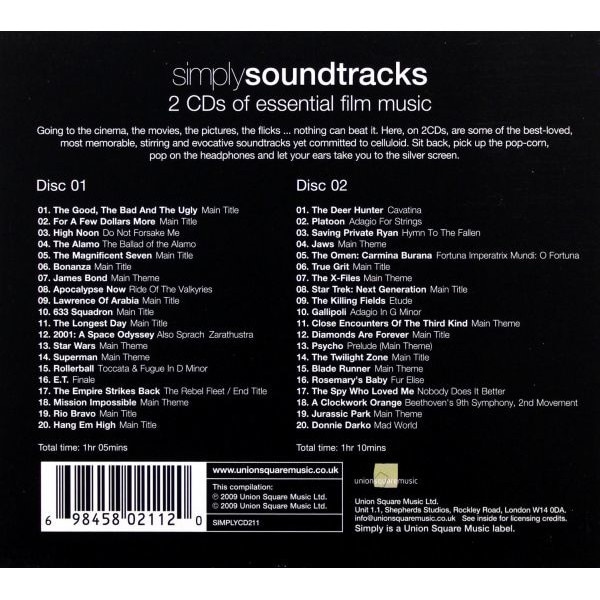 Simply Soundtracks [2CD] - eMAG.bg
