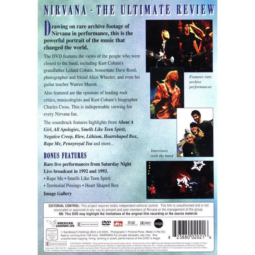 Nirvana: The Ultimate Review [DVD] - eMAG.ro